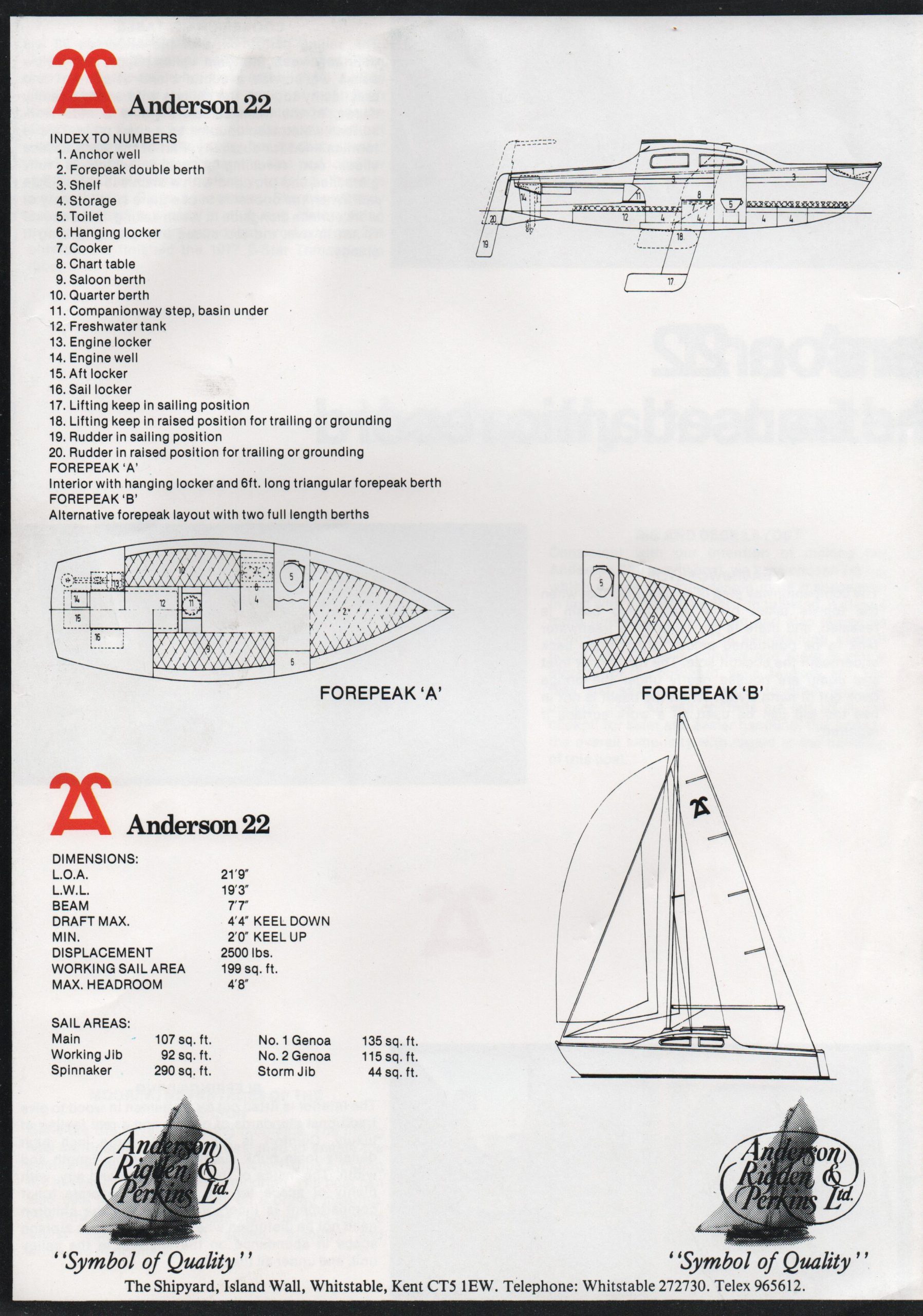 Anderson Brochure - Anderson 22 Owners Association